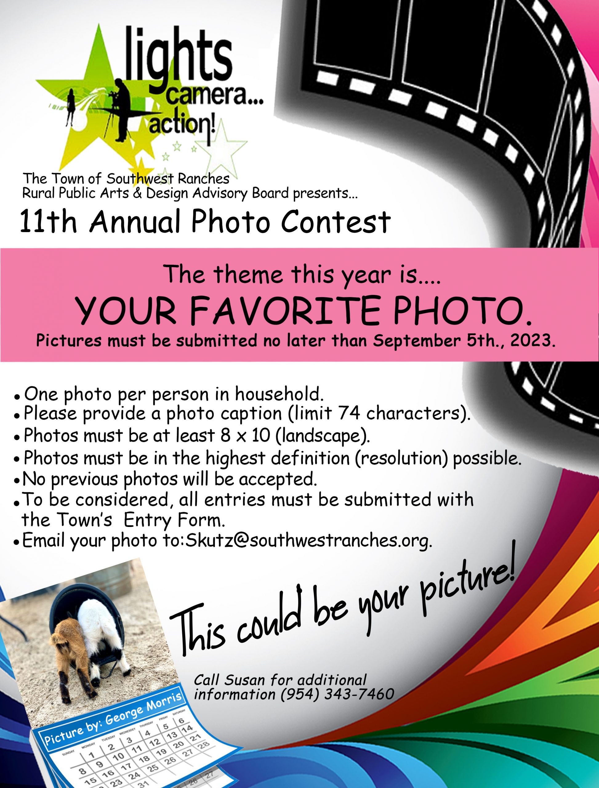 Photo Contest flyer for newsletter -2022 photo contest – 2023 calendar ...