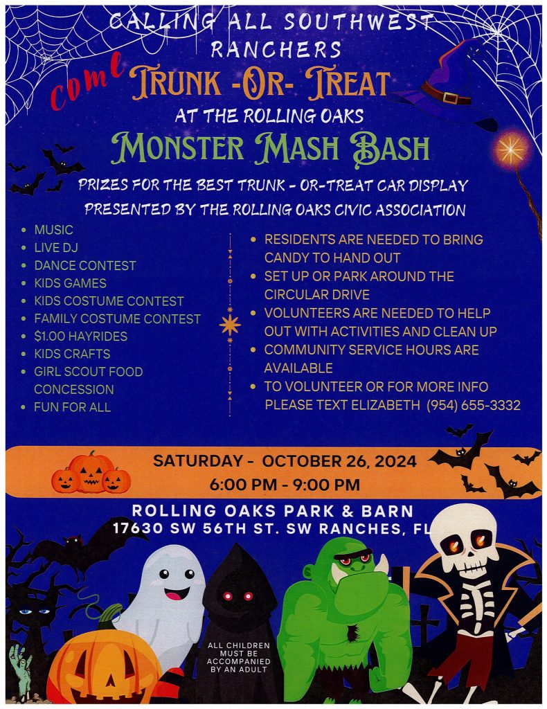 Rolling Oaks Monster Mash Bash – Southwest Ranches, Florida