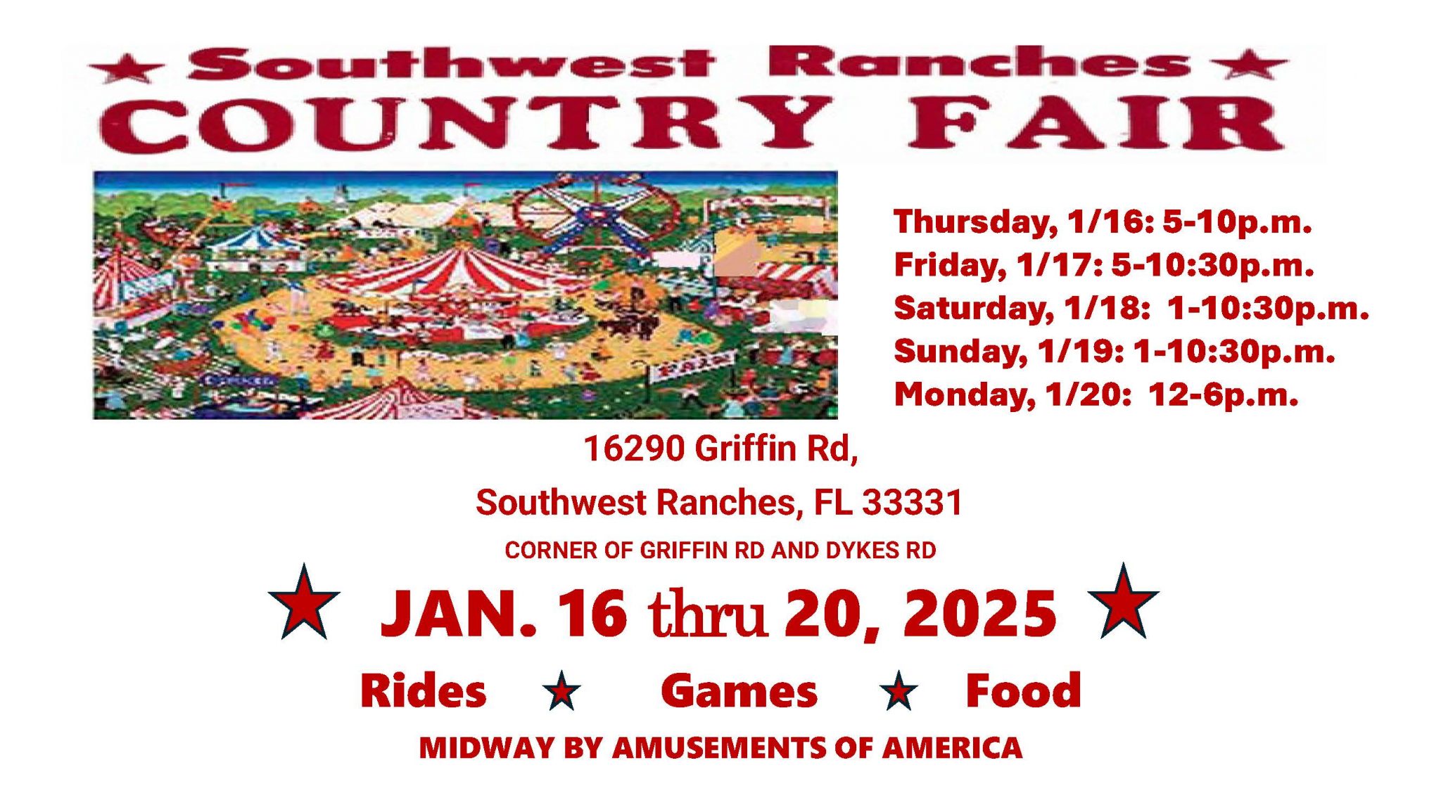 Southwest Ranches Country Fair – Southwest Ranches, Florida