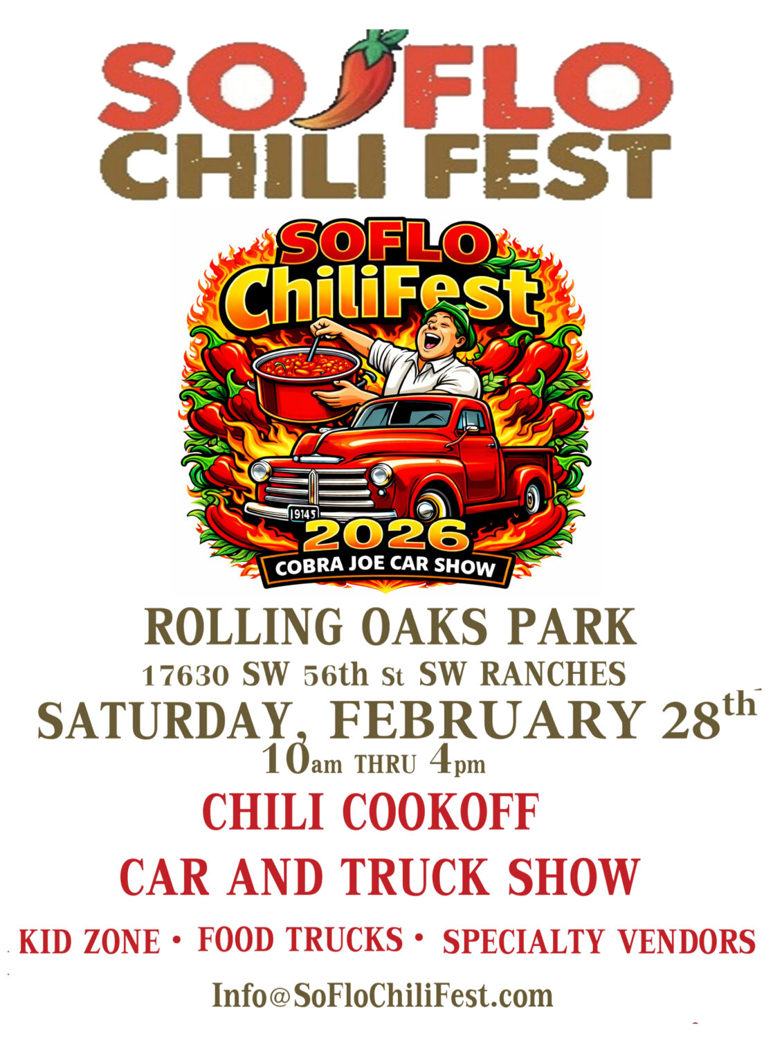 SoFlo Chili Fest – Chili Cookoff and Car & Truck Show – Southwest ...